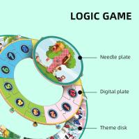 China Round Baby Jigsaw Puzzles Early Education Preschooler Toys about Nature Changes for sale