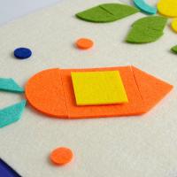 China Brain Training Puzzle Soft Felt Animal Stickers Children Jagsaw Educational Toys for sale