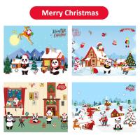 China Panda Juniors PJ013 Xmas Window Sticker for Kids for sale