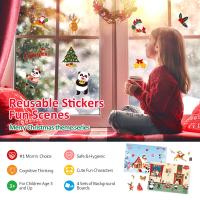 China Kids Sticker Activity Books Set Full Color Background Pages Cling Style for sale
