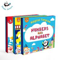 China Kids Shape Color Congnition Magnetic Tangram Puzzle Creativity Skills Learning for sale