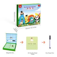 China Panda Juniors ABC Learning Cards For 3-4 Year Old Wipe Clean Flash Cards for sale