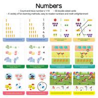 China Panda Juniors Number Learning Cards For 3-4 Year Old Wipe Clean Flash Cards for sale