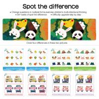 China Spot Difference Learning Wipe Clean Flash Cards Pen Controlled for sale