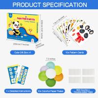 China Handmade Giftbox STEM Toy Foam Paper Plate Craft Kits 10 Animals for Toddlers for sale