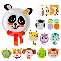 China 3D Animals Paper Plates Non Toxic For Preschoolers Hands On Ability Training for sale