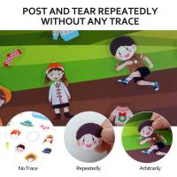 China 100PCS Reusable Sticker Book About Fairy Characters Daily Clothing Festivals for sale