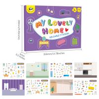 China 150PCS Repositionable Enlarge Stickers About Bathroom Bedroom Kitchen Living Room for sale