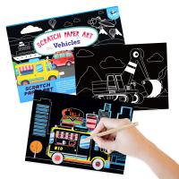 China Scratch Paper Arts Crafts Activity Drawing Book For Toddlers Aged 3-8 Years for sale