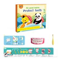 China Tooth Brushing Montessori Homeschool Educational Toys For Toddlers for sale