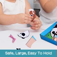 China EN-71 Panda Juniors Magnetic Body Parts Puzzle For Preschool Education for sale