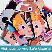 China 48pcs Preschool Educational Human Body Anatomy Magnetic Puzzle Toys For Travel for sale