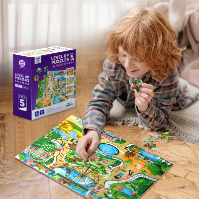 China Panda Juniors Level Up Level 1 Animal Toddler Puzzles For Pre School Learning for sale