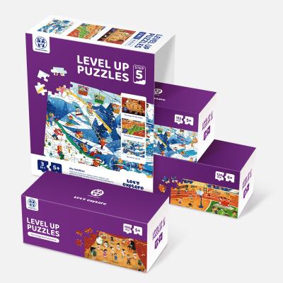 China Panda Juniors Level Up Puzzles Educational Toys For Boys And Girl Level 5 My Hobbies for sale