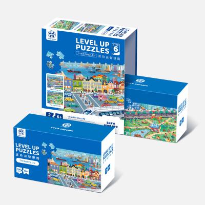 China Level 6 Colorful City Life Educational Puzzles Toys For Kids Ages 5 Up for sale