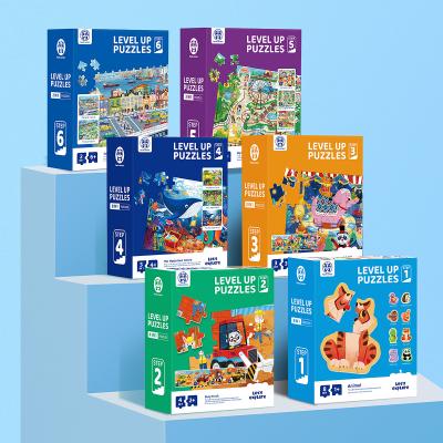 China Kids Ages 6 Up Educational Puzzles Toys Level 6 Beautiful Country Life for sale