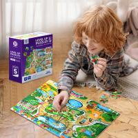 China Kids Ages 6 Up Educational Puzzles Toys Level 6 Beautiful Country Life for sale