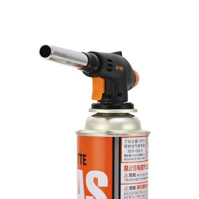 China CE Gas Torch Gun Manual Ignition Black Weed Burner Outdoor Use for sale