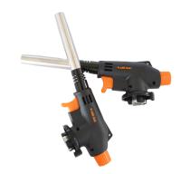 China Stainless Steel Butane Kitchen Torch Gun Cooking Anti Flare Device for sale