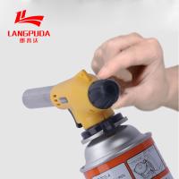 China Stainless Steel 15cm Gas Torch Gun , Kitchen Culinary Torch for sale