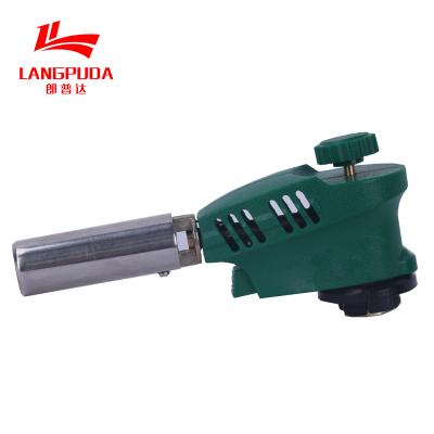 China Plastic Handle Stainless Steel Adjustable Butane Torch for sale