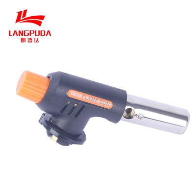 China Preheating Hiking Camping Gas Torch For Lighting Charcoal for sale