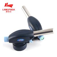 China Black Plastic 17cm Kitchen Gas Torch For Food Heating for sale