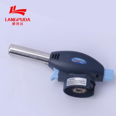 China Heavy Duty Copper Double Tube Butane Gas Brazing Torch for sale