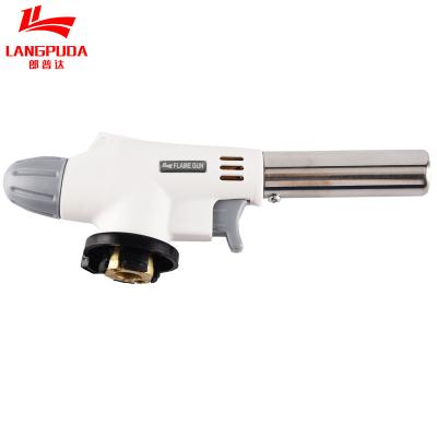 China Metal Butane Flame Gun Blister Pack 1300 Degree Temperature Welding Capability for sale