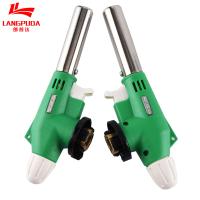 China Green 18cm Butane Camping Torch for sale