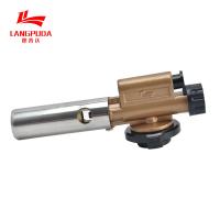 China Brown Electronic Ignition 18cm 150g/H Gas Torch Gun for sale