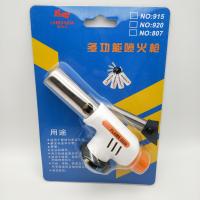 China Outdoor Camping BBQ Flame Gun , 20mm Portable Butane Gas Torch for sale