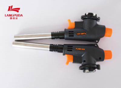 China 1300 Degree Black Orange 20cm Kitchen Torch Lighter for sale