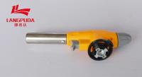 China Safety Lock Adjustable Welding Torch Gun , 17.5cm Butane Brazing Torch for sale