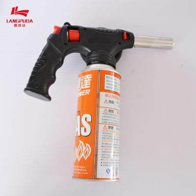 China Metal Portable Camping 22cm Butane Gas Torch Lighter for sale