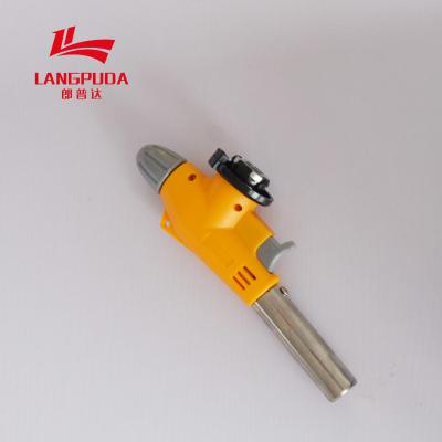 China Auto Ignition Handheld 17.5cm Butane Gas Torch Gun for sale