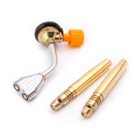China 150g/H Handheld Welding Torch Double Nozzles Butane Brazing Torch for sale
