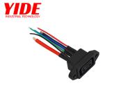 China 20A 48V 3 PIN Motorcycle Electrical Connector Power Socket ODM RoHs for sale