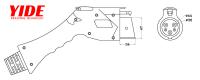 China 16A / 32A EV Charging Gun Electric Car Cable Gun Interlock IP68 for sale