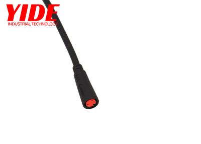 China YIDE 2 Pin Female Ebike Motor Extension Cable Connector IP67 Waterproof 48V 2A for sale