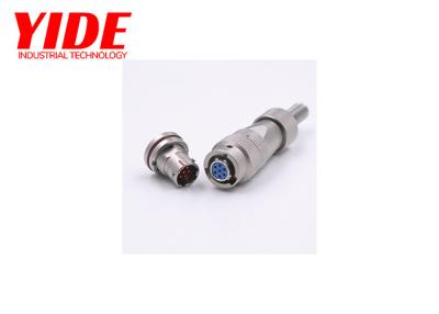 China 7 Pin Push Pull Self Locking Aviation Connector Plug Socket IP68 Metal Shell for sale
