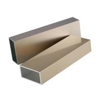 China 7005 7072 Aluminum Square Tube Decoration Aluminium Rectangular Tubing Price for sale