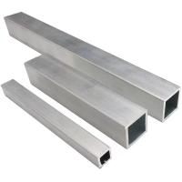 China 6061 T6 Aluminum Rectangular Tubing , Aluminium Square Pipe Price for sale