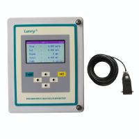 China Doppler flowmeter area velocity type open channel ultrasonic flow meter with RS485 modbus for sale
