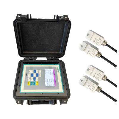 China TF1100-DP Dual Channels Portable Clamp-On Transit Time Ultrasonic Flowmeter for sale