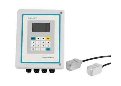 China Clamp On Transit-time Ultrasonic Flow meter  Wall-mounted Type Liquid Measure for sale