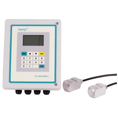 China IP68 4-20mA Ultrasonic Flow Meter Wall Mounted for sale