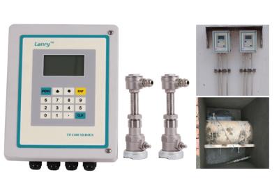 China Clean Liquid Digital Ultrasonic Flow Meter Inserted Type 4-20mA Output for sale