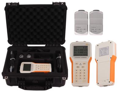 China Clean Dirty Liquid Handheld Transit Time Flow Meter for sale