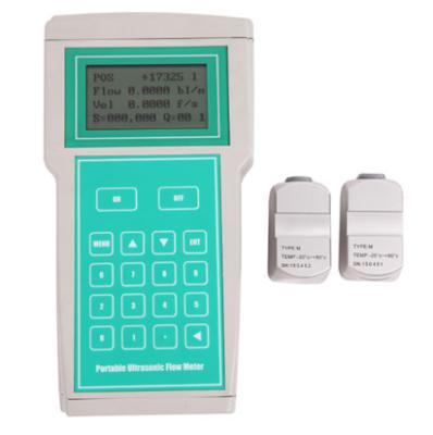 China Portable Non Contact Ultrasonic Flow Meter with Data Logger and RS232 Pulse Output for sale